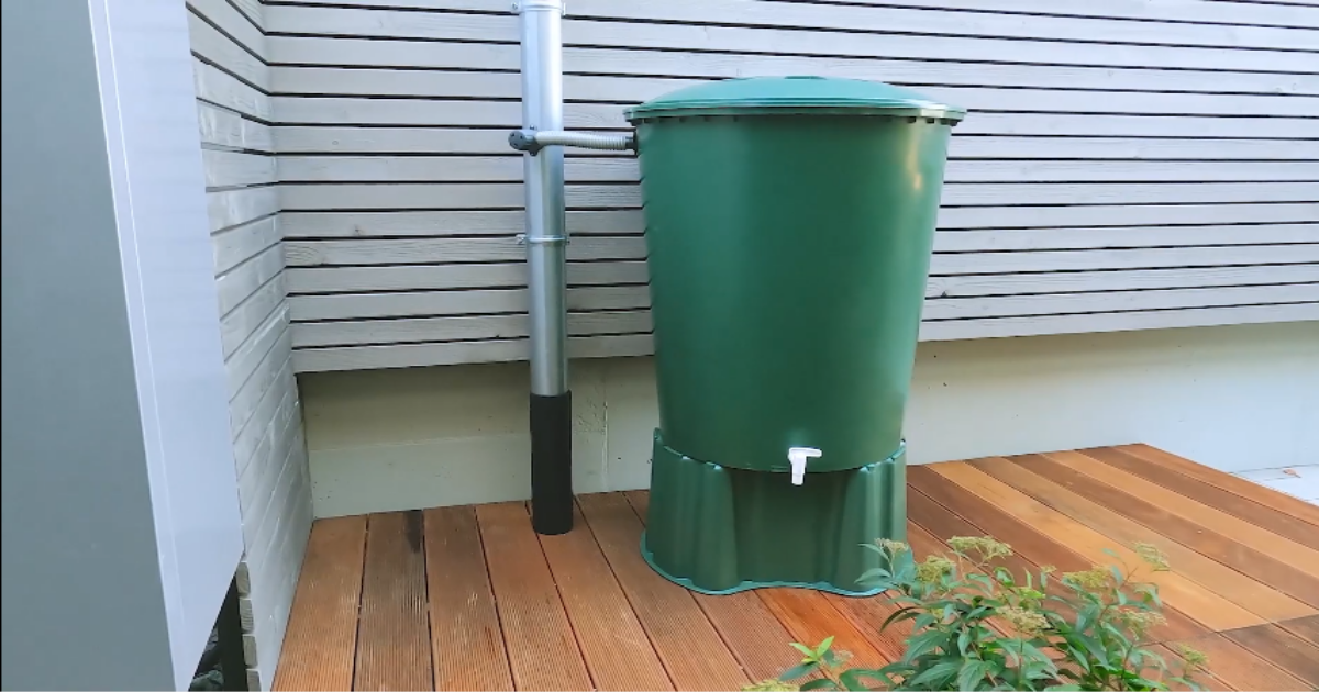 Round rainwater container - Homegrid